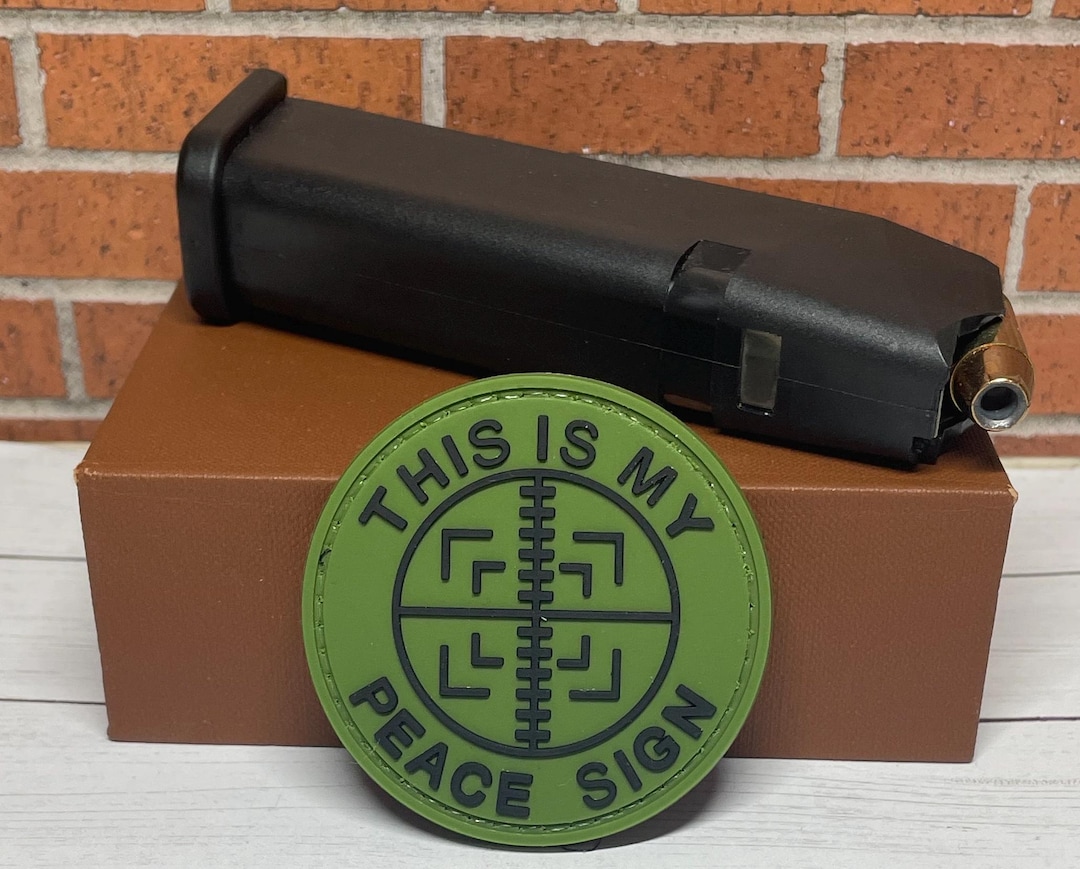 Sniper PVC Gun Patch - Tactical Morale Patch - Scope Hook Backed Rifle ...