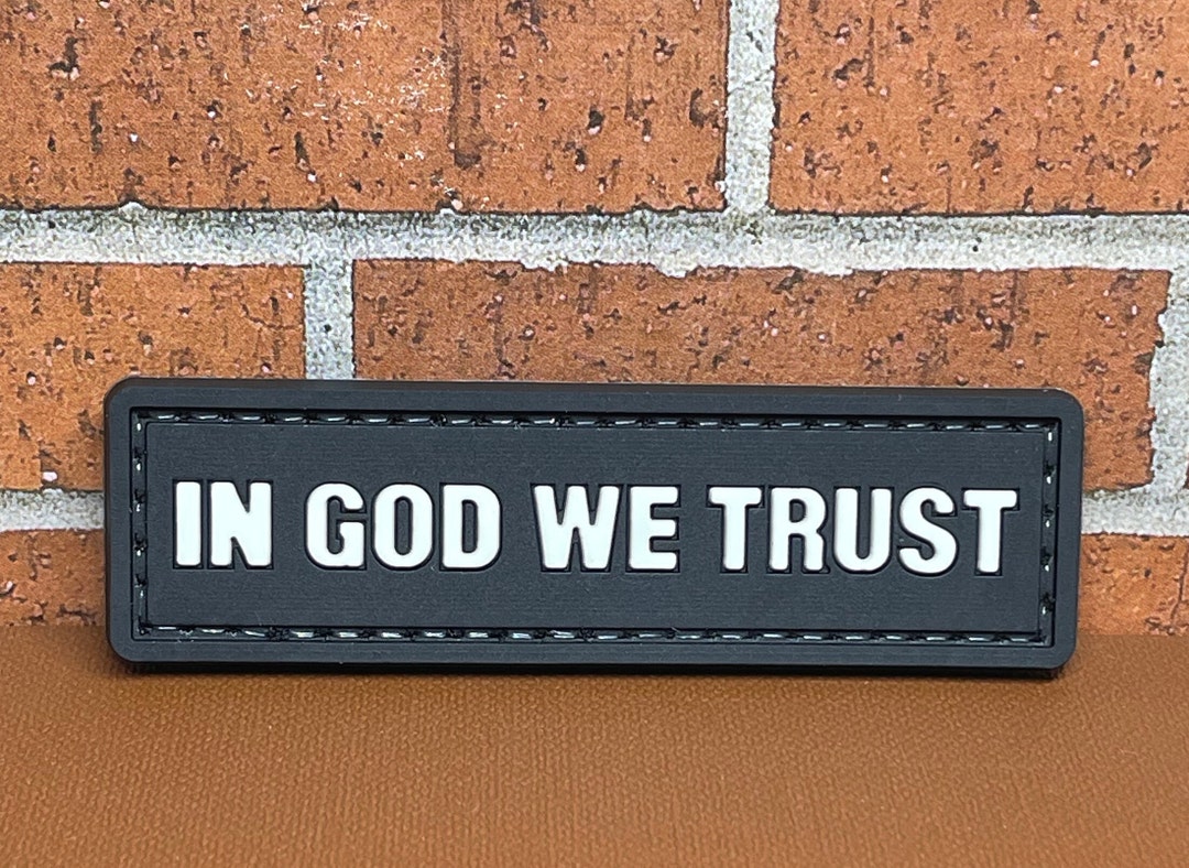 In God We Trust PVC Patch - God Patch - Religious Patch - Etsy