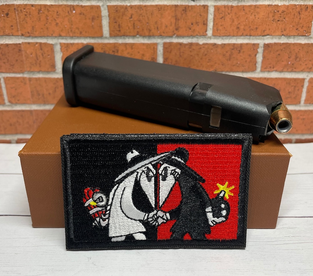 Spy Vs Spy Patch - Tactical Morale Patch - Embroidered Arcade Retro Spy ...