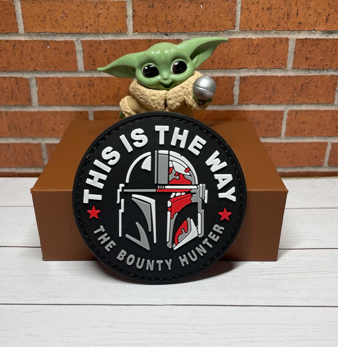Mandalorian PVC Patch This is the Way Bounty Hunter Patch Hook Backed Tactical Morale - Etsy
