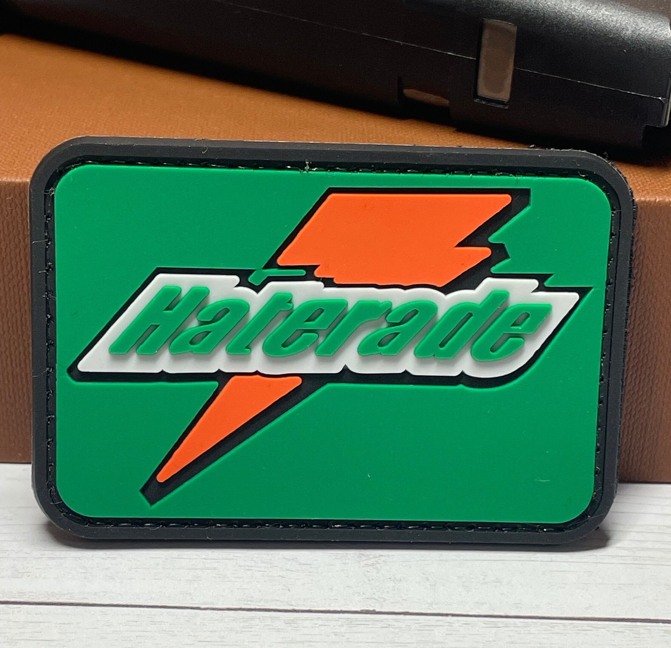 PVC Tactical Patch Tactical Morale Haterade Patch Rubber Gun Haterade ...