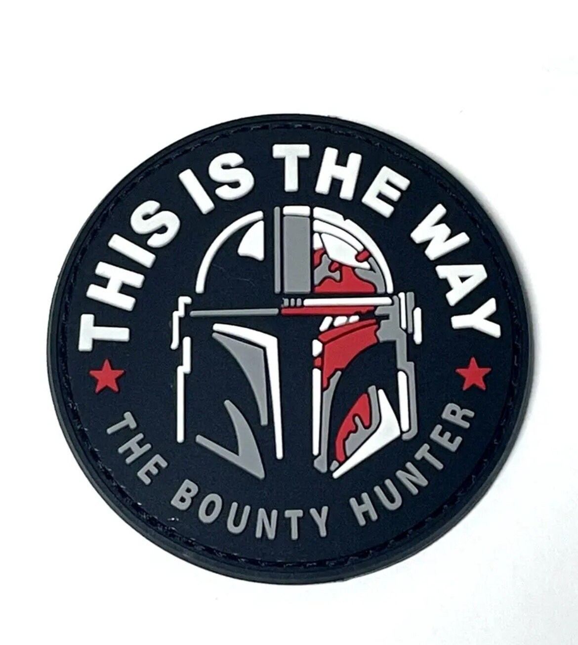 Mandalorian PVC Patch This is the Way Bounty Hunter Patch Hook Backed Tactical Morale - Etsy