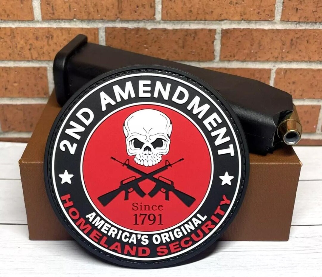 PVC Tactical Patch - Tactical Morale 2nd Amendment Patch - Assault Rifle AK47 Skull Patch - Etsy