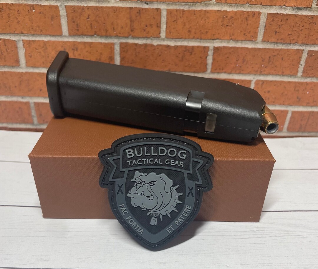 Bulldog Tactical Patch - PVC Morale Rubber Army Shield Military Gun ...