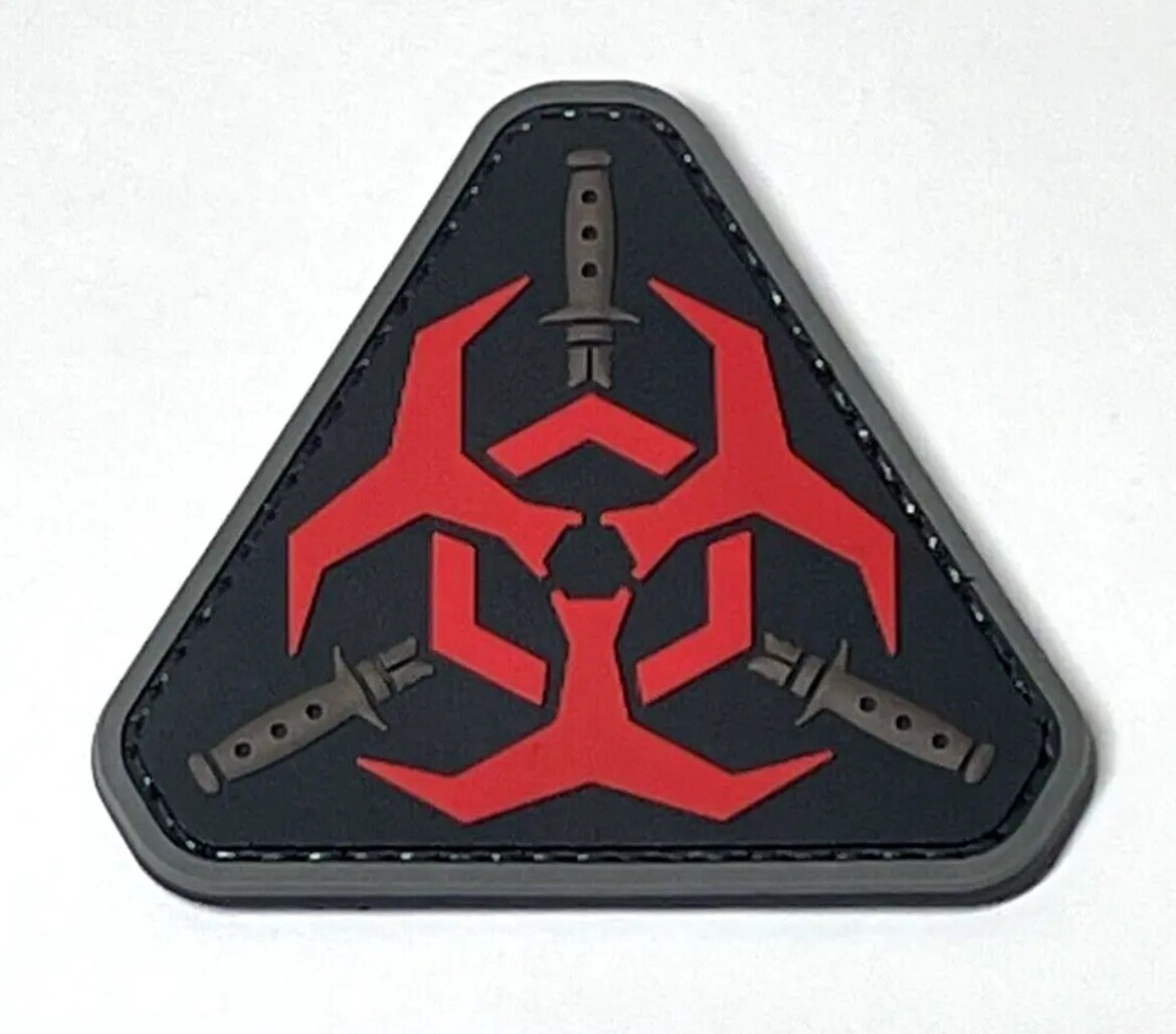Biohazard PVC Patch Tactical Morale Resident Evil Knives Biohazard Patch - Etsy