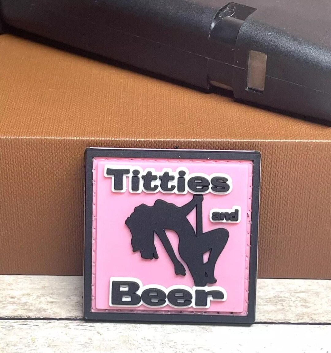 PVC Tactical Patch - Tactical Morale Titties and Beer Patch - Rubber Gun Patch - Etsy