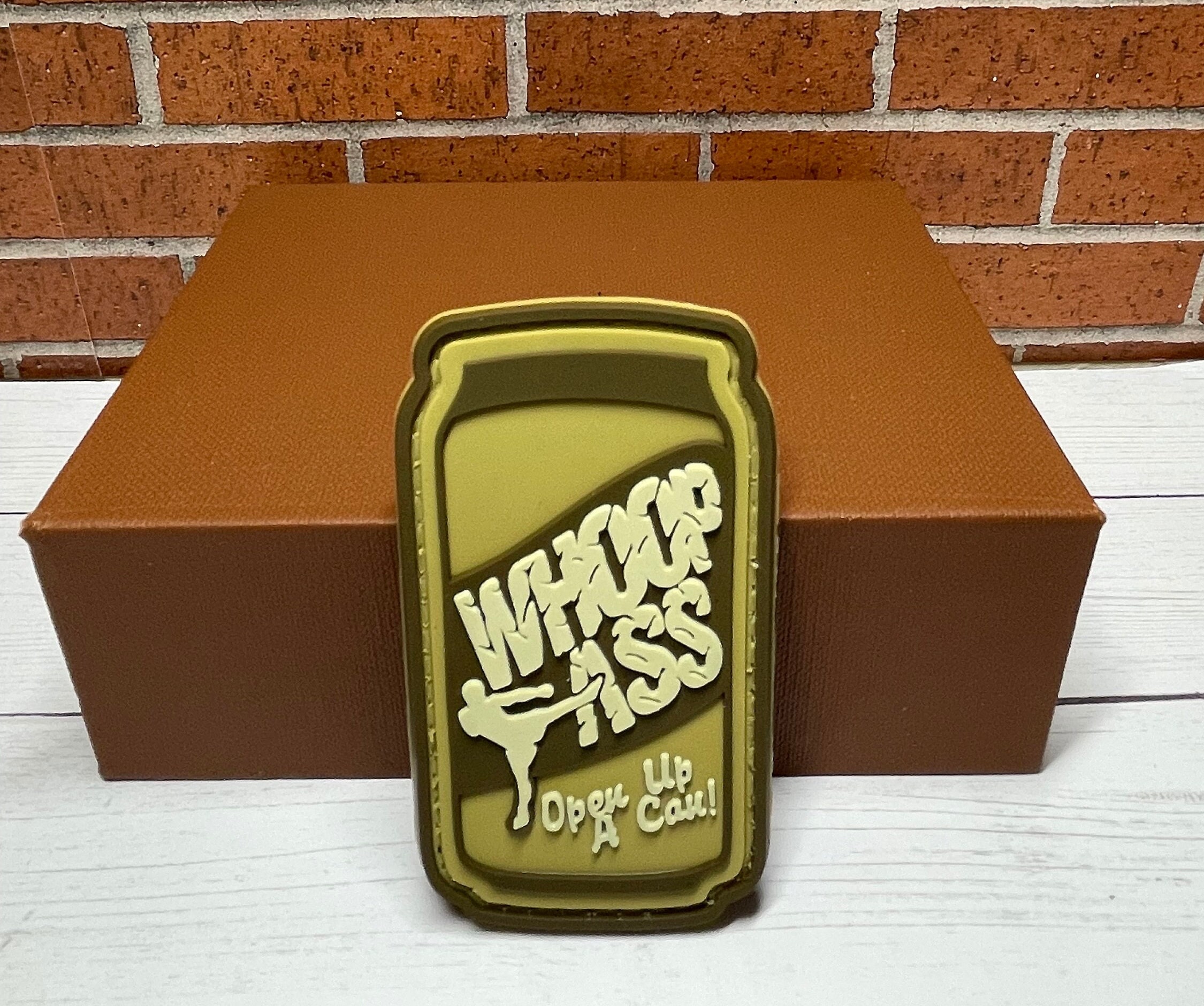 PVC Tactical Patch Tactical Morale Whoop Ass Patch Rubber Gun Open up A ...