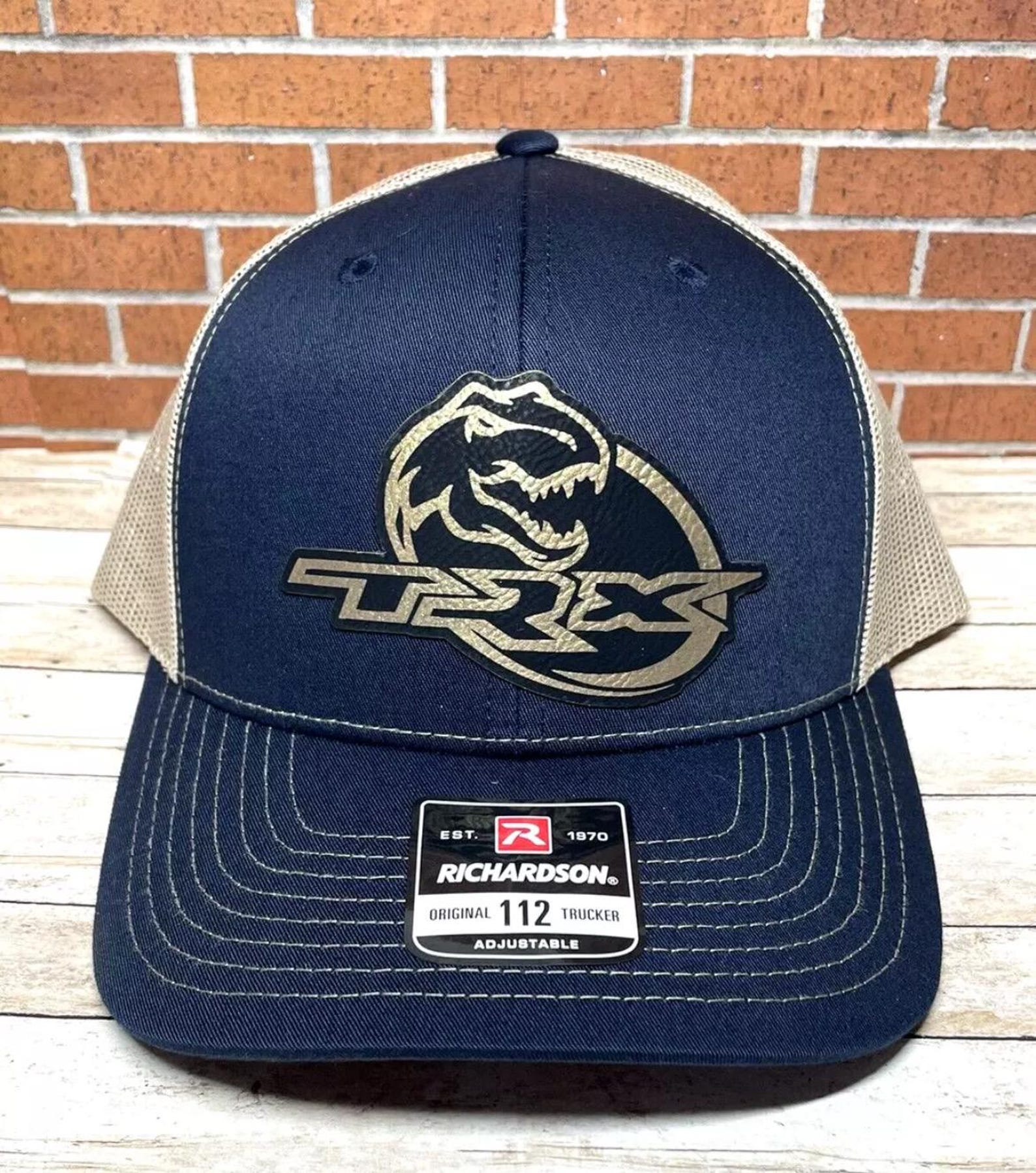 Richardson 112 TRX Hat Ram Custom Leatherette TRX Patch Hat Racing Hat ...