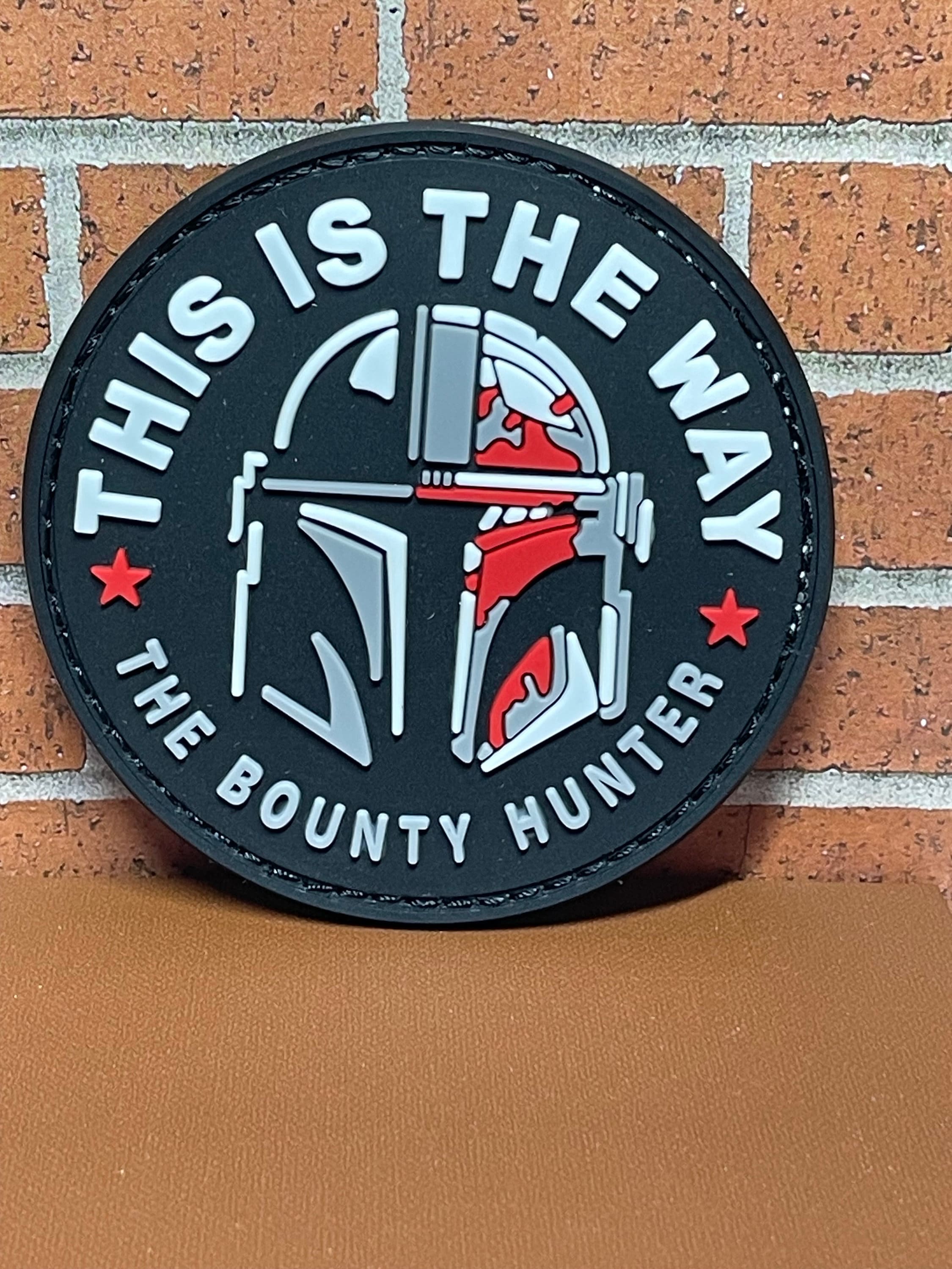 Mandalorian Patch This is the Way Bounty Hunter PVC Patch Hook Backed ...