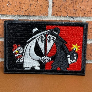 Spy Vs Spy Patch - Tactical Morale Patch - Embroidered Arcade Retro Spy ...