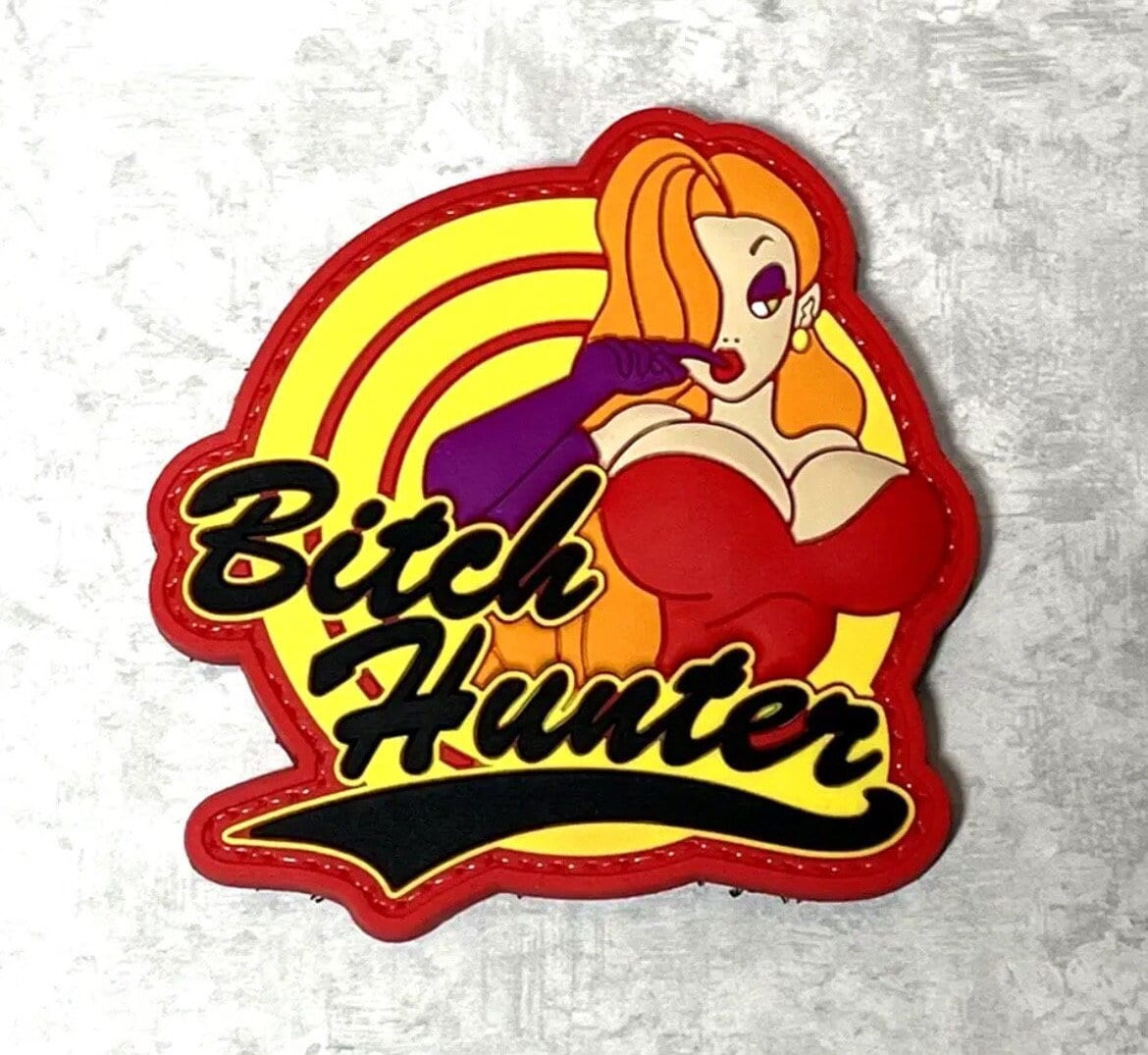 3D Bitch Hunter PVC Patch Tactical Morale Hook Backed Rubber Gun Patch - Etsy