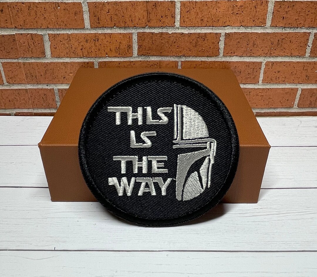 Bounty Hunter Patch - This is the Way Mandalorian Tactical Patch Embroidered Hook and Loop - Etsy
