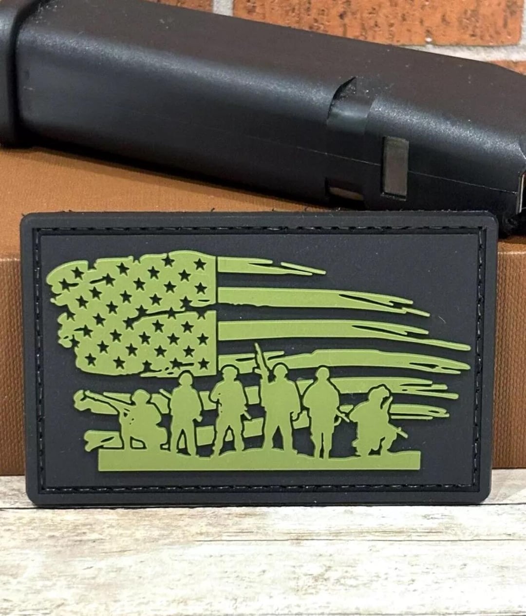 PVC Tactical Patch - Morale Military Army Flag Patch - Gun Soldier Flag Patch - Etsy