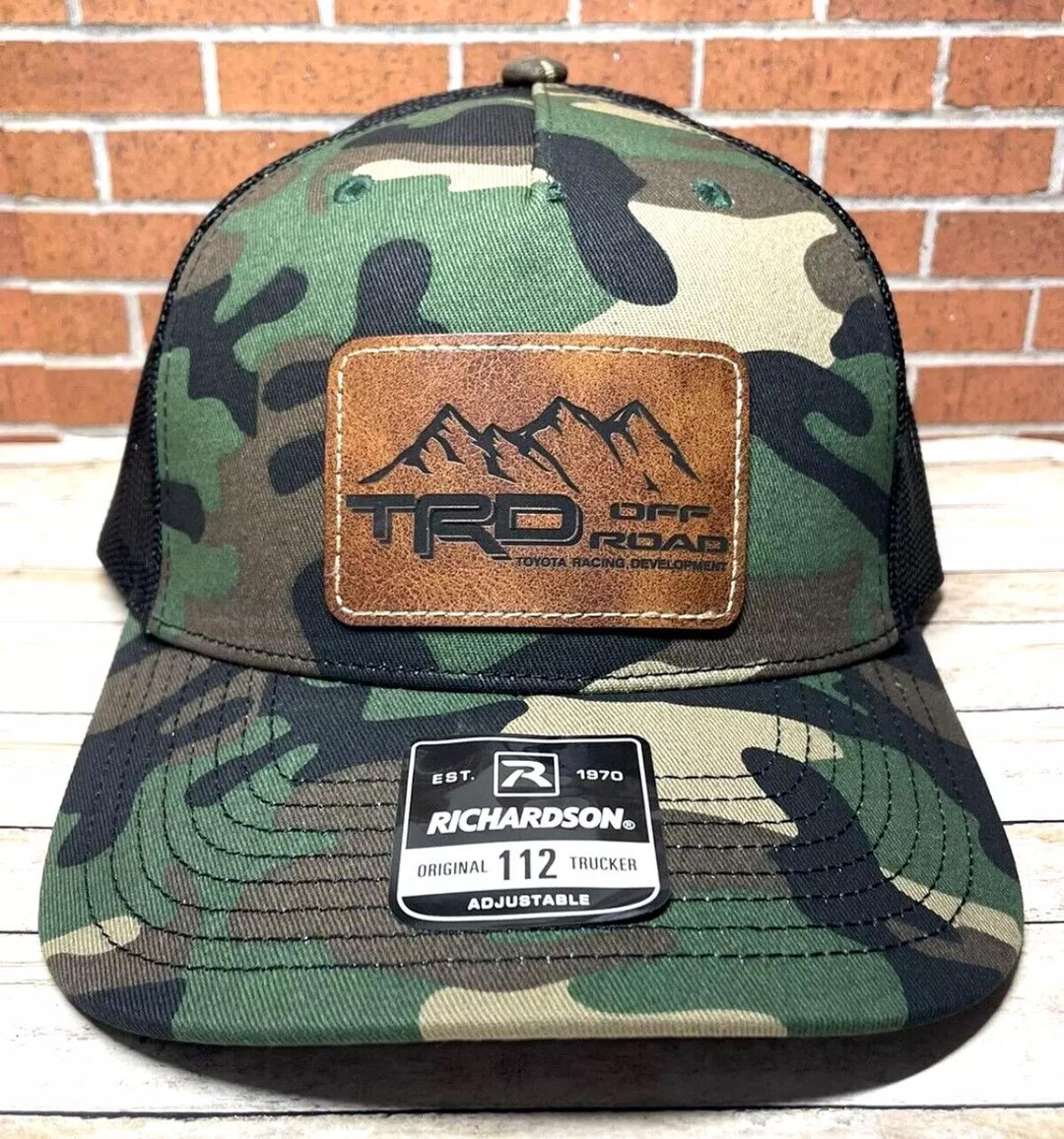 Richardson 112 TRD Hat Tacoma 4runner Leatherette Patch Hat Trucker Hat ...