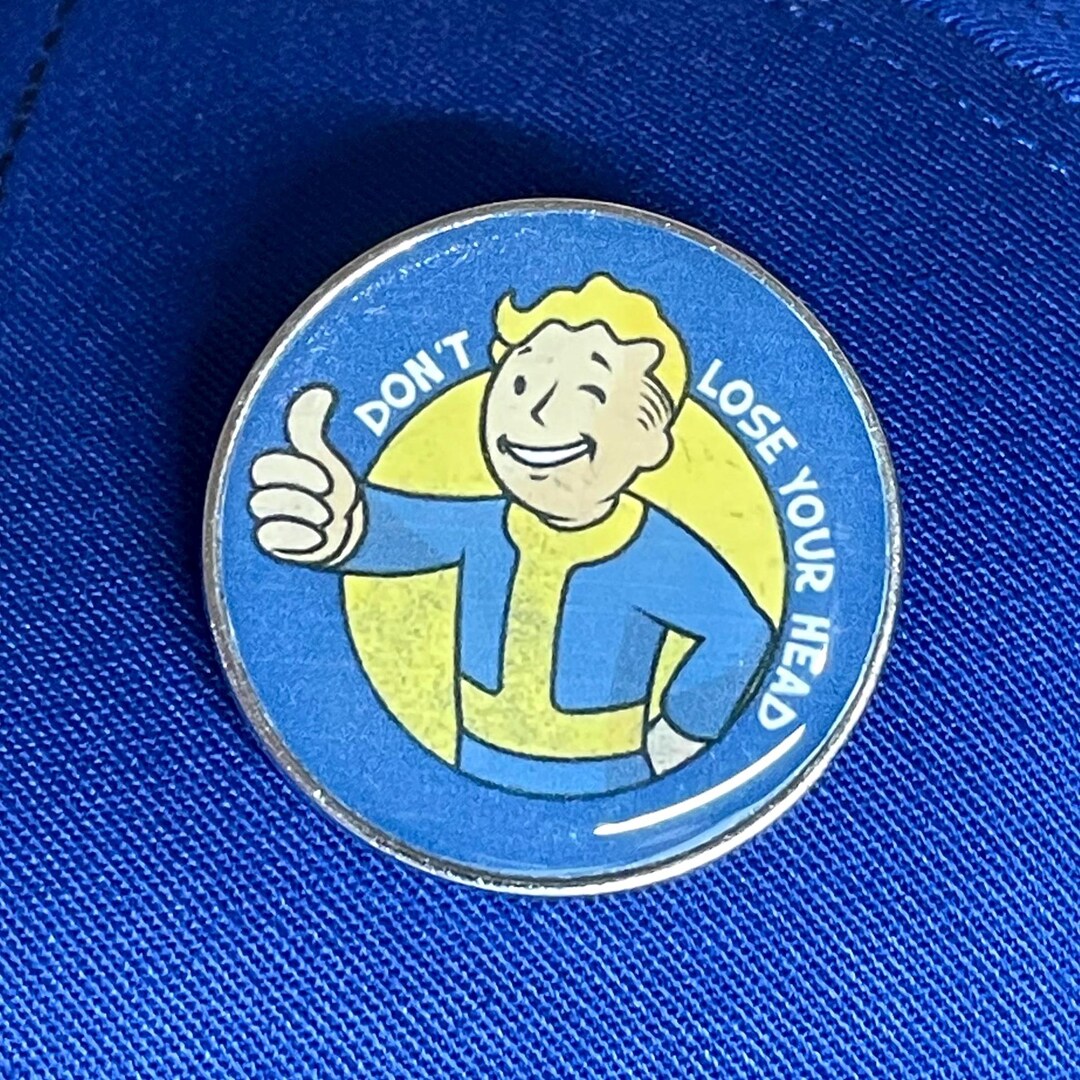 Vault Boy Pin - Enamel Fallout Pin - Tactical Morale Pin - Vault-tec ...