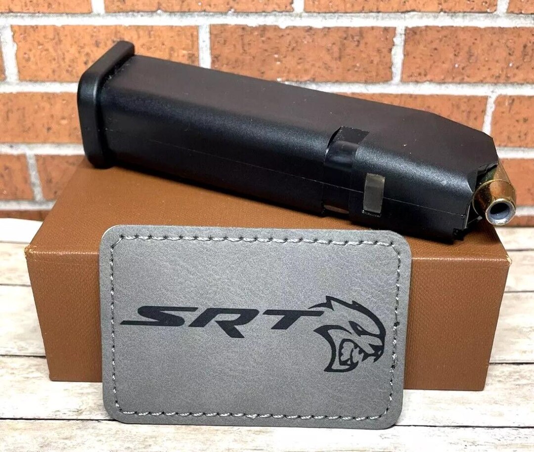 Grey Leatherette SRT Hellcat Patch SRT Patch Iron on Adhesive Patch - Etsy