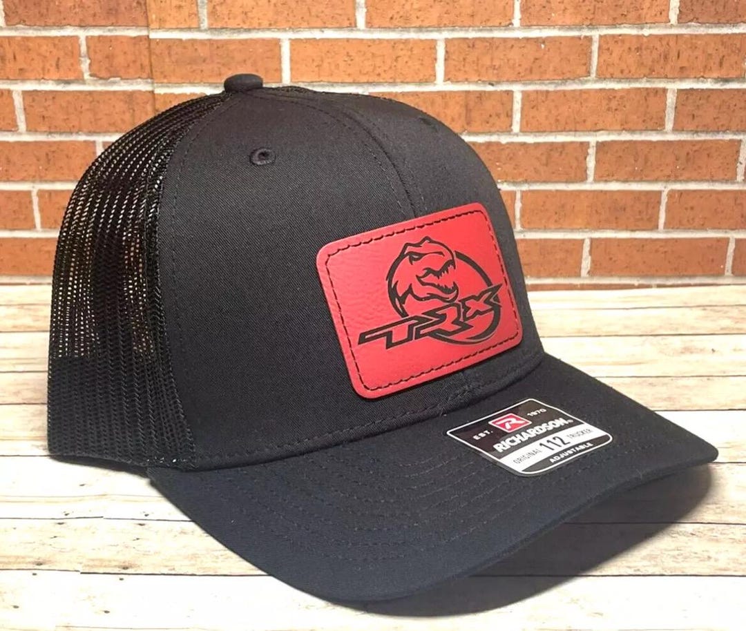 Richardson 112 TRX Hat Ram Custom Leatherette TRX Patch Hat Racing Hat ...