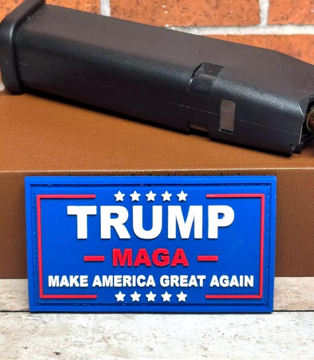 PVC Tactical Patch - Make America Great Again Patch - Morale Maga Trump ...