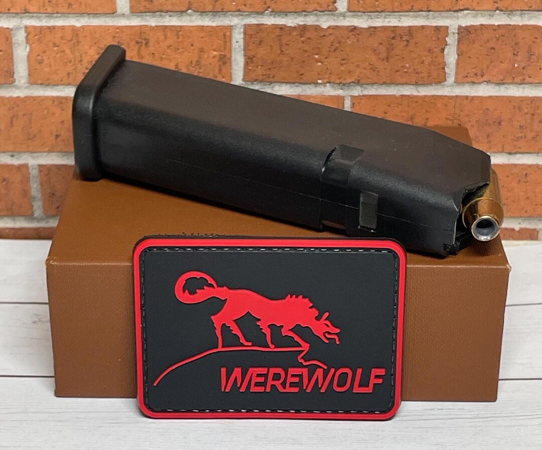 Morale Tactical Patch PVC Werewolf Patch Wolf Gun Patch Werewolves ...