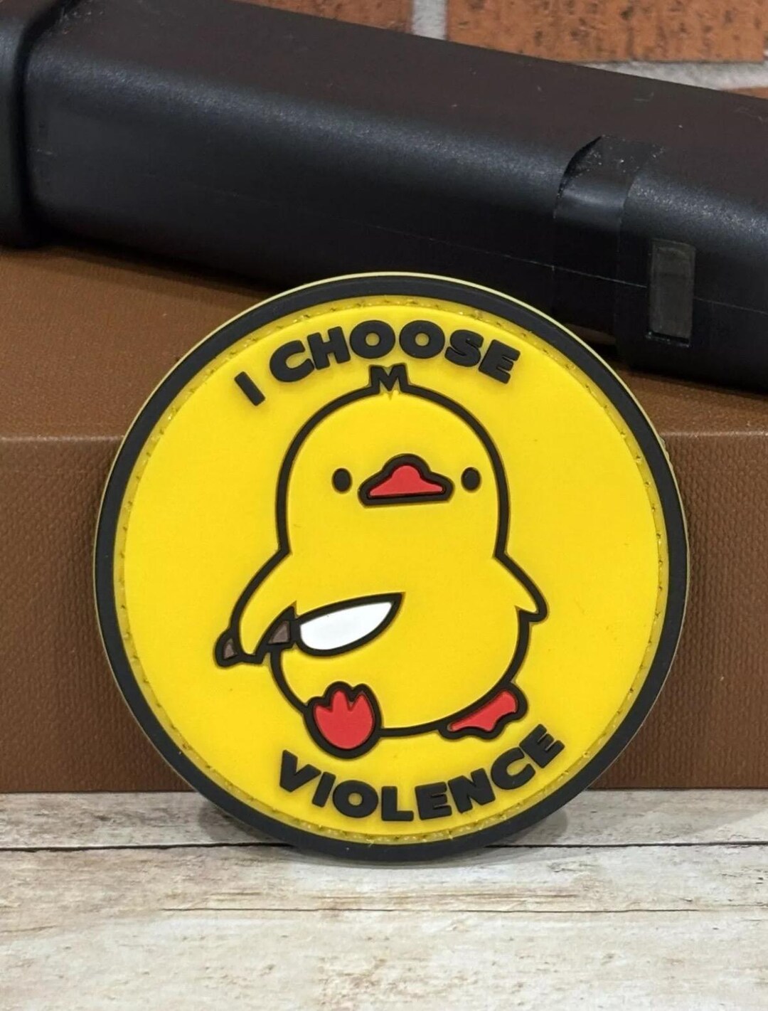 PVC I Choose Violence Duck Patch - Tactical Morale Patch - Chicken ...