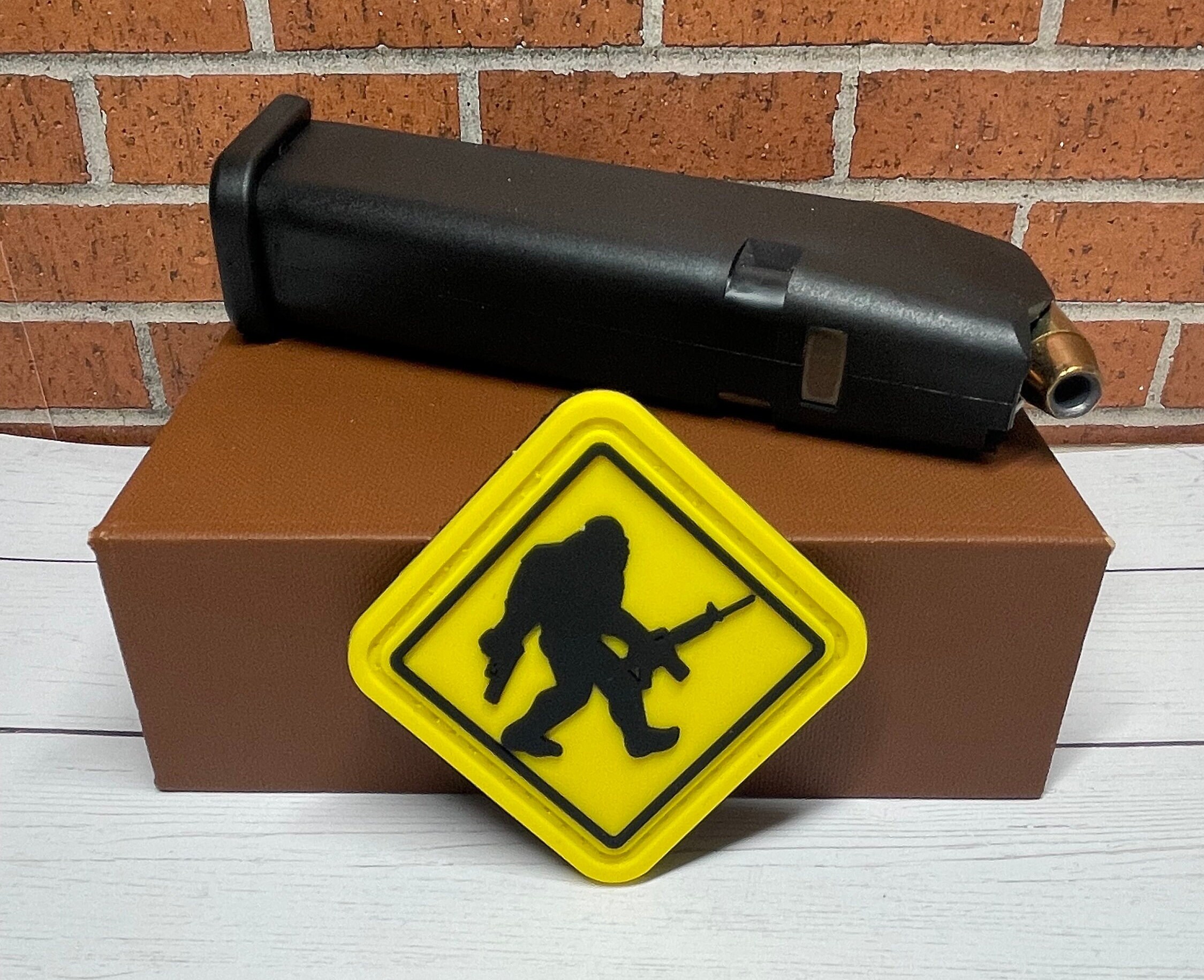 Bigfoot Crossing Tactical Patch Sasquatch Tactical Morale PVC Gun Patch Ar15 Patch - Etsy