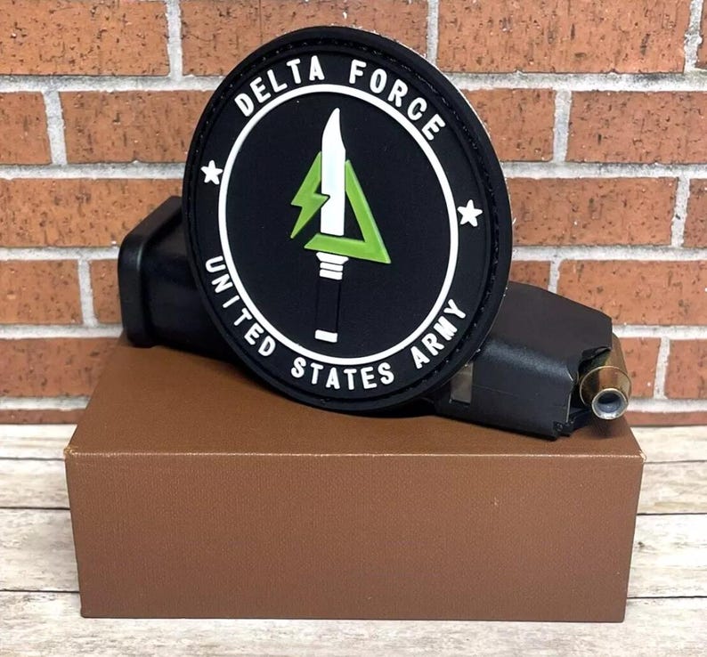PVC Tactical Patch - Delta Force Patch - Military Morale Gun Army Patch ...