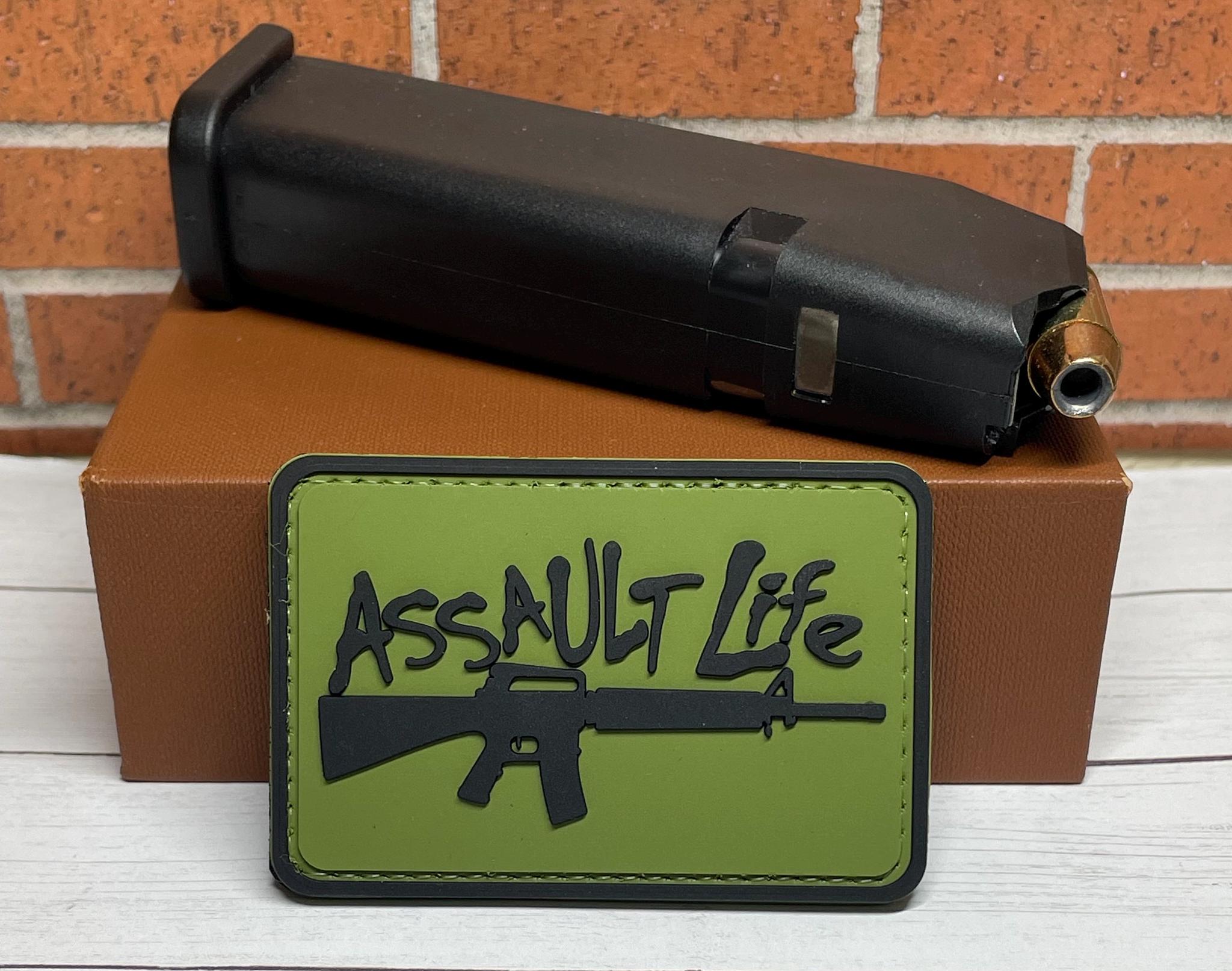 Assault Rifle Tactical PVC Gun Patch Ar15 Gun Assault Life Patch Hook Backed - Etsy