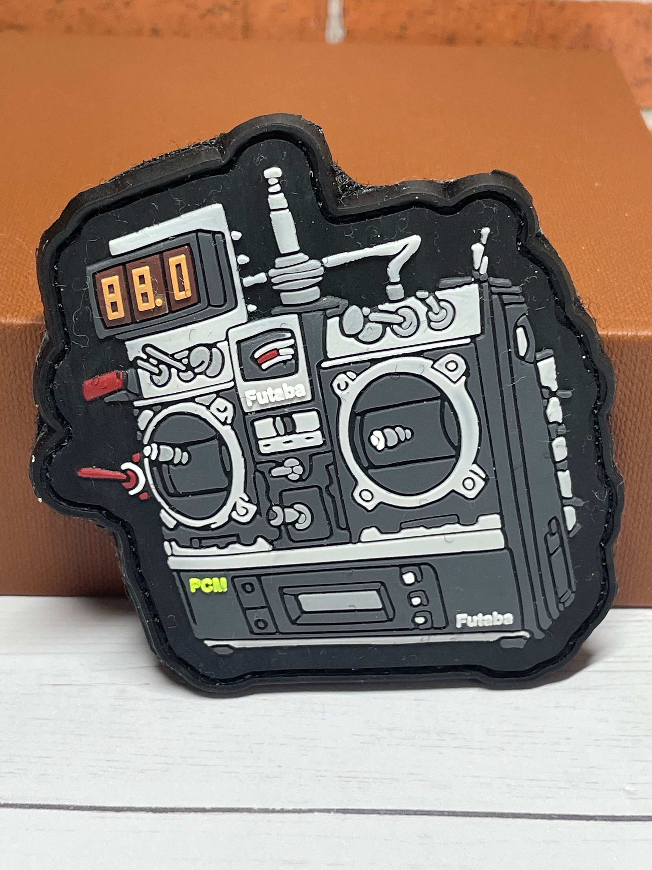 Delorean Radio Controller PVC Patch 88MPH Rubber Back to the Future ...