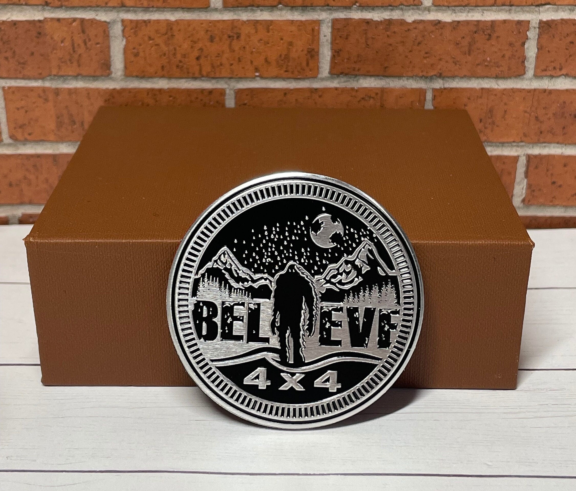 Squatch Believe Rated 4X4 Fender Badge off Road Automotive Bigfoot Sasquatch Emblem - Etsy