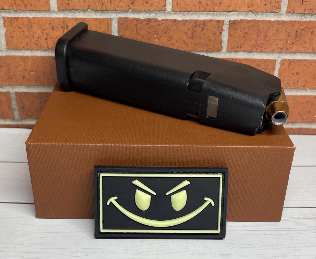 Tactical PVC Patch - Evil Smiley Face Patch - Glow in Dark Smile Patch - Etsy