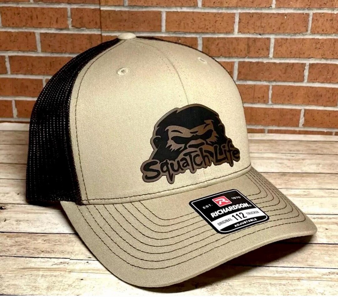 Richardson 112 Squatch Life Hat - Bigfoot Sasquatch Custom Leatherette ...