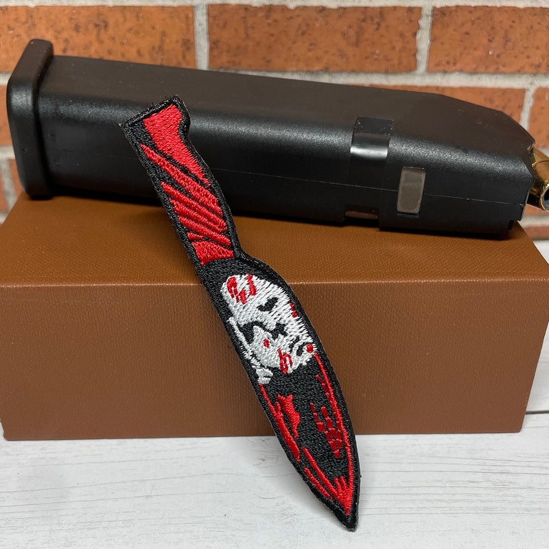 Horror Knife Patch - Etsy