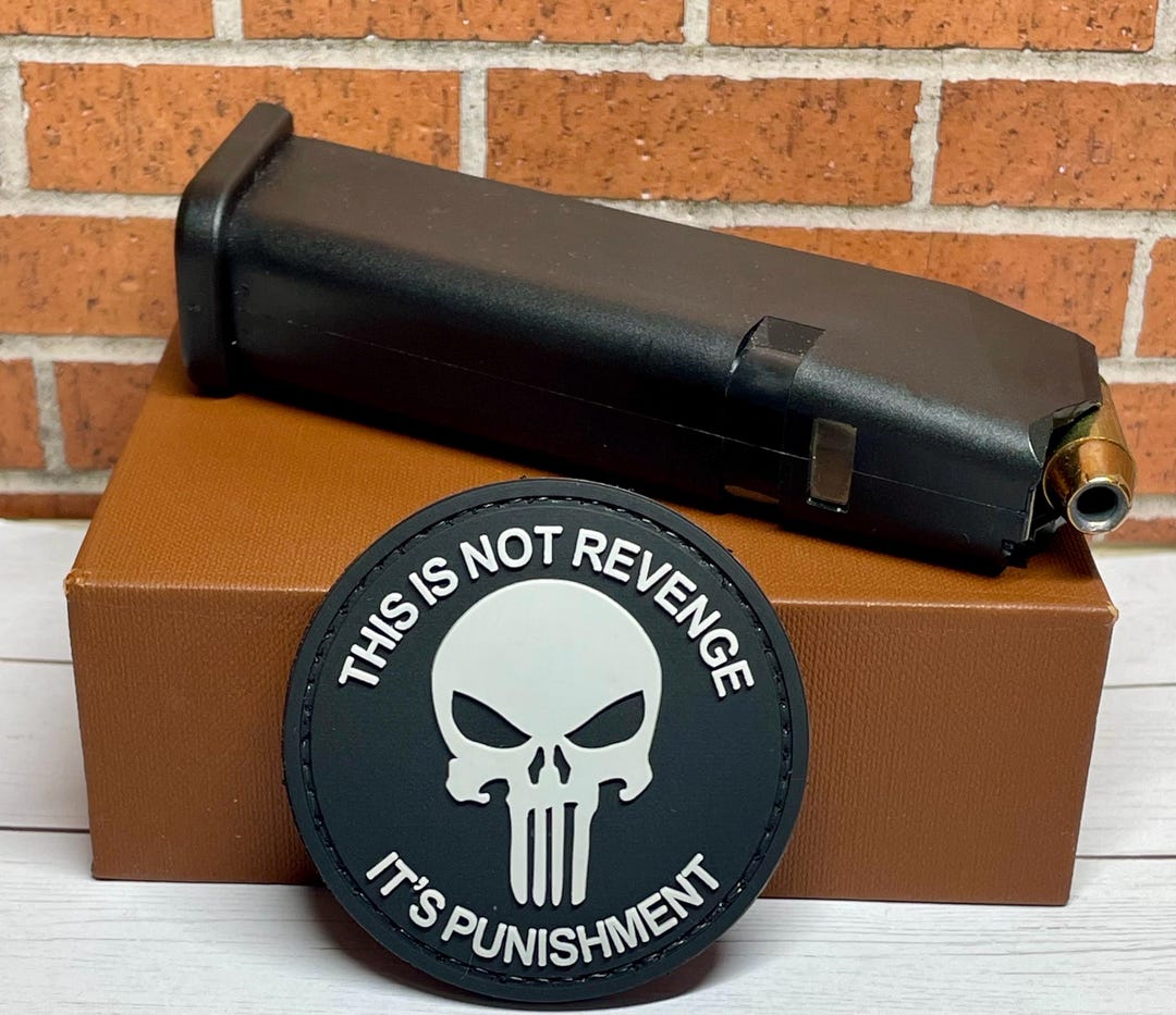 Punisher PVC Patch - Tactical Morale Gun Punisher Patch - It's Punishment Patch - Etsy