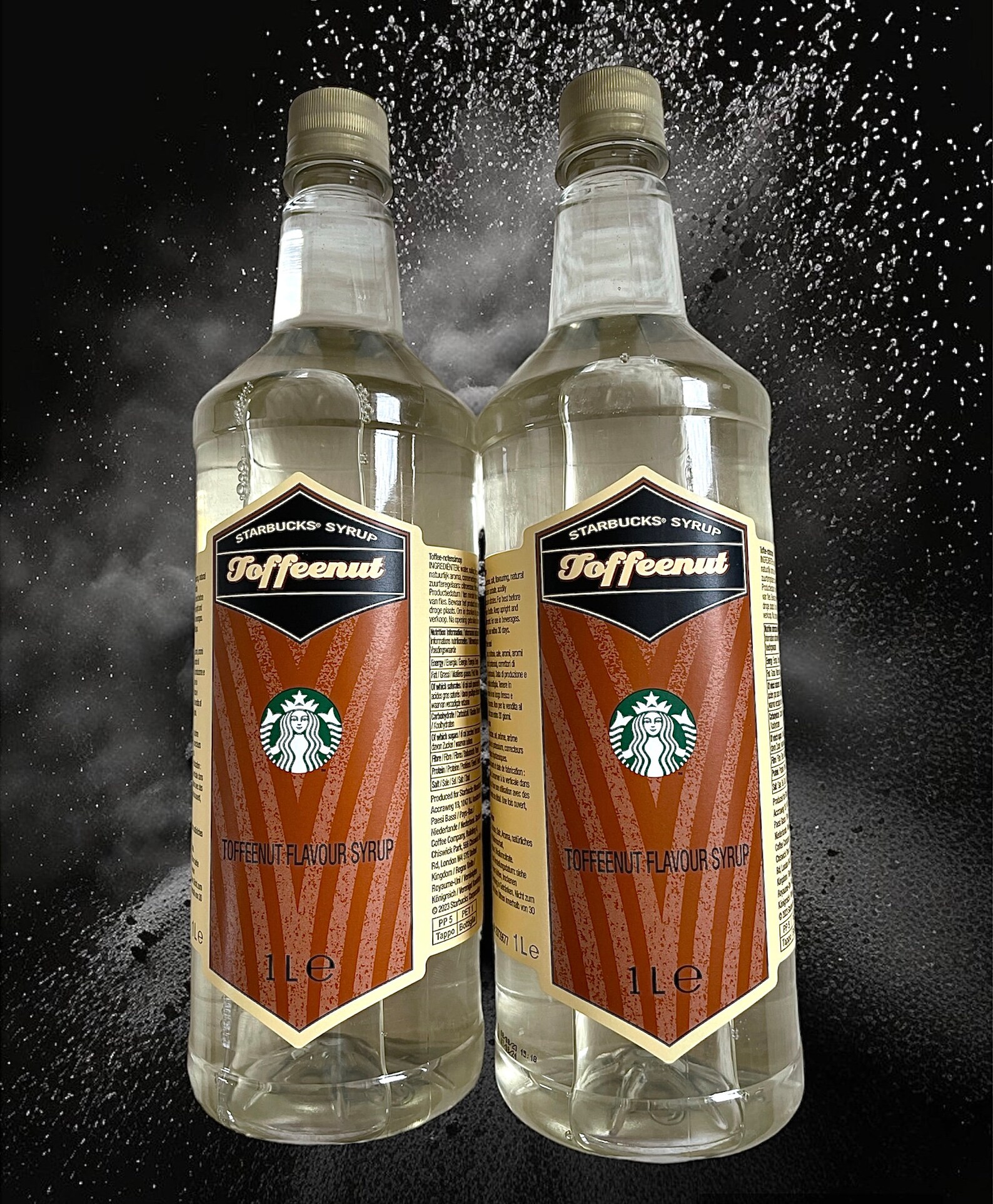 Starbucks Official Toffee Nut Syrup 1L X 2 Limited Edition Christmas ...