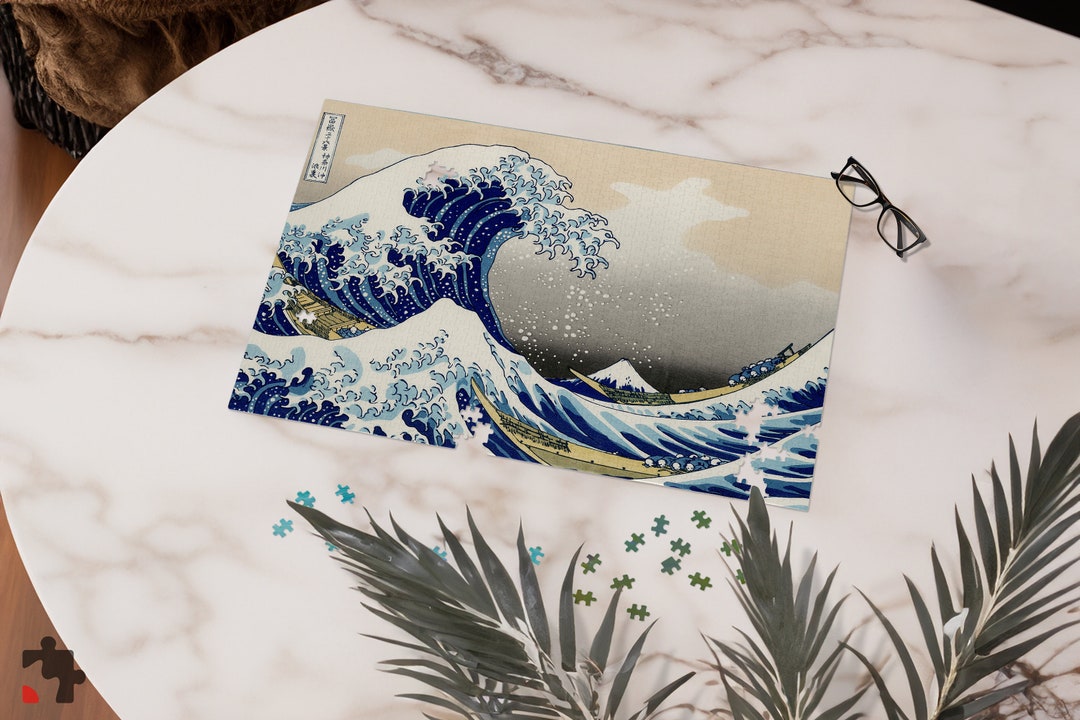 Hokusai 'the Great Wave off Kanagawa' Puzzle, Iconic Japanese Artwork ...
