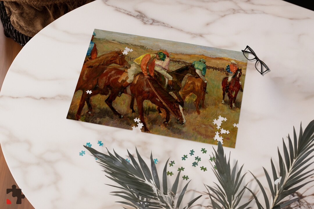 Degas 'before the Race' Art Puzzle, 1000 Pieces Horse Racing Puzzles ...