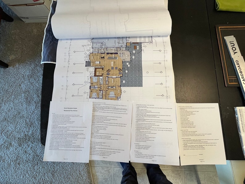 Handy Plan Review Checklist, Technical Blueprint Analysis Guide ...