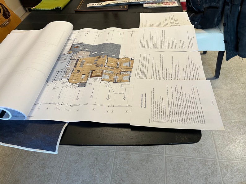 Handy Plan Review Checklist, Technical Blueprint Analysis Guide ...