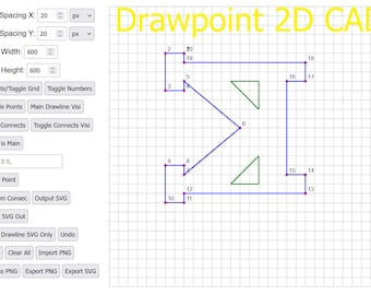 DRAWPOINT 2D CAD Mini Software Simple Image Design Program - Etsy
