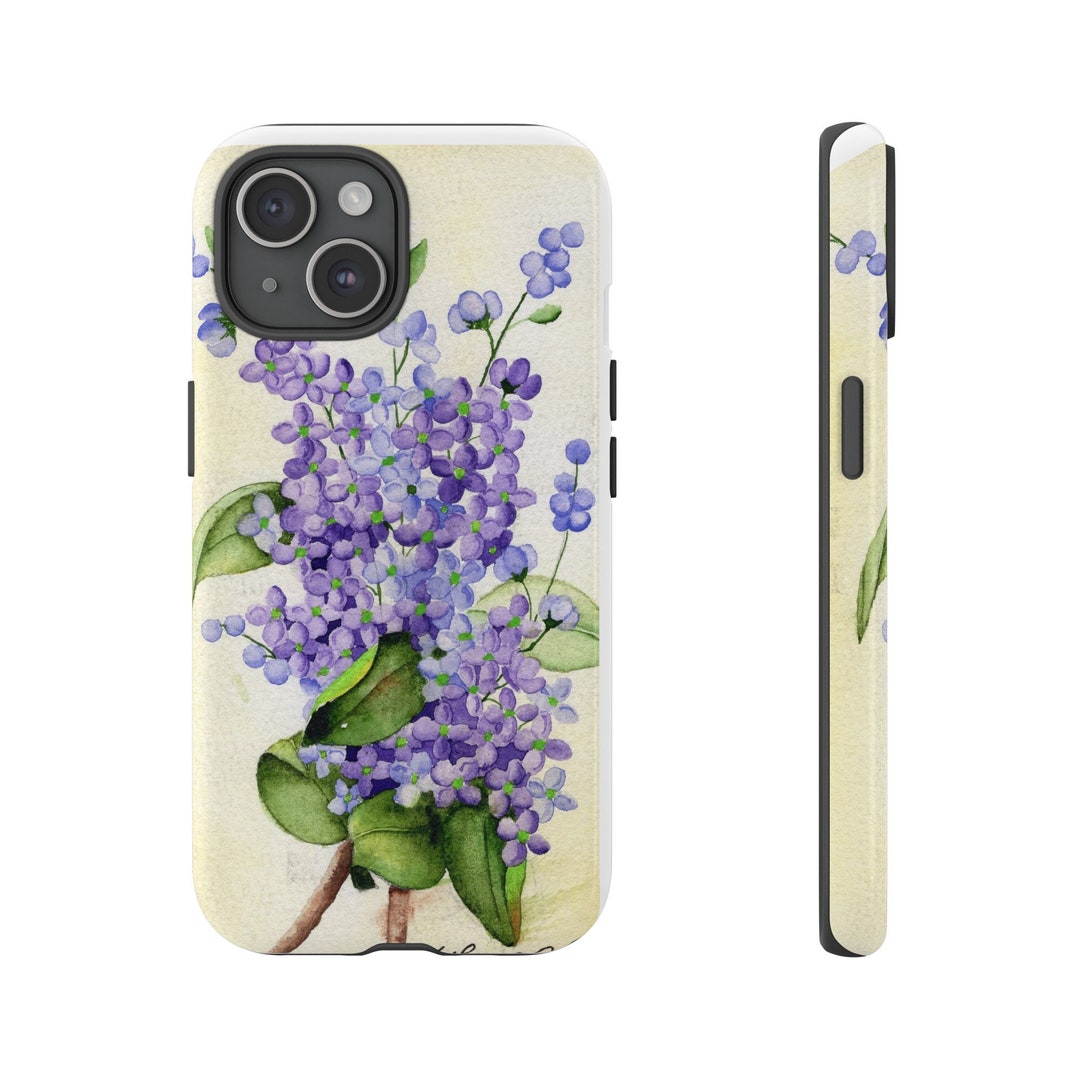 Lilac Watercolor Tough Cases for Cell Phone - Etsy