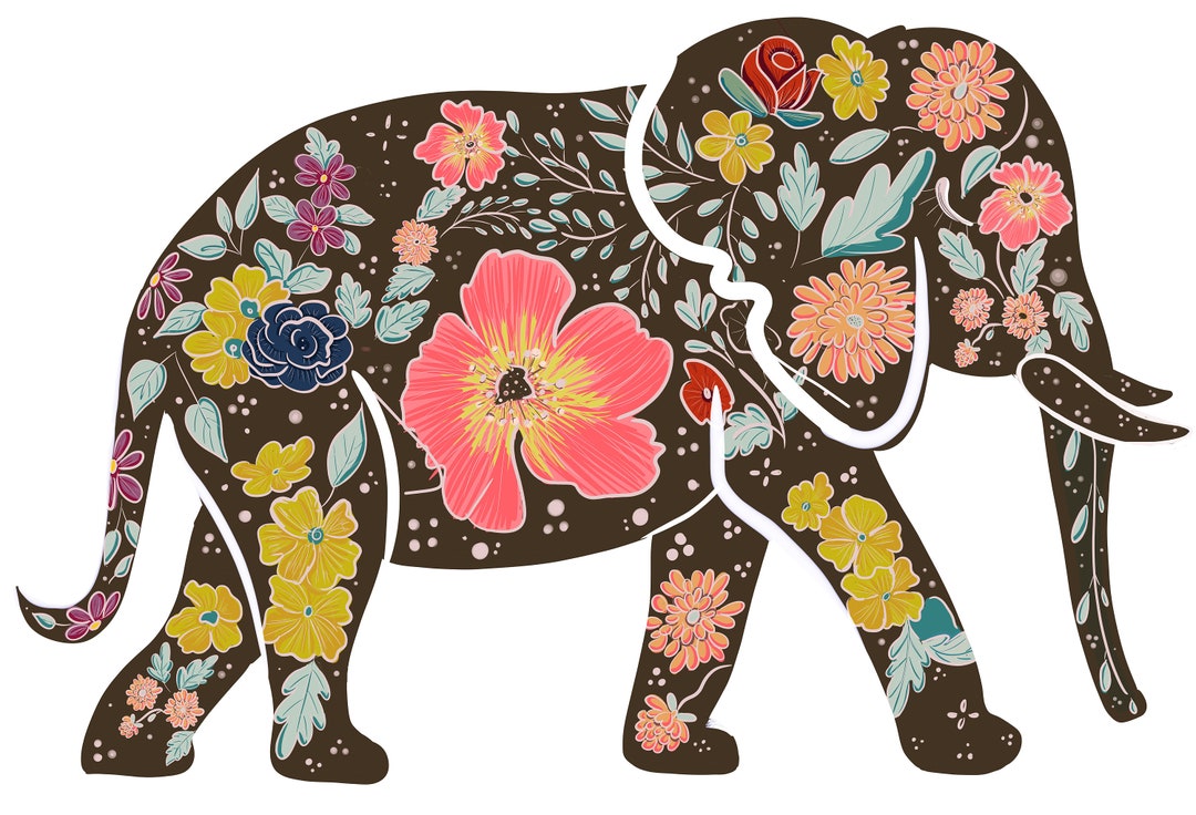 Elephant Digital Download - Etsy