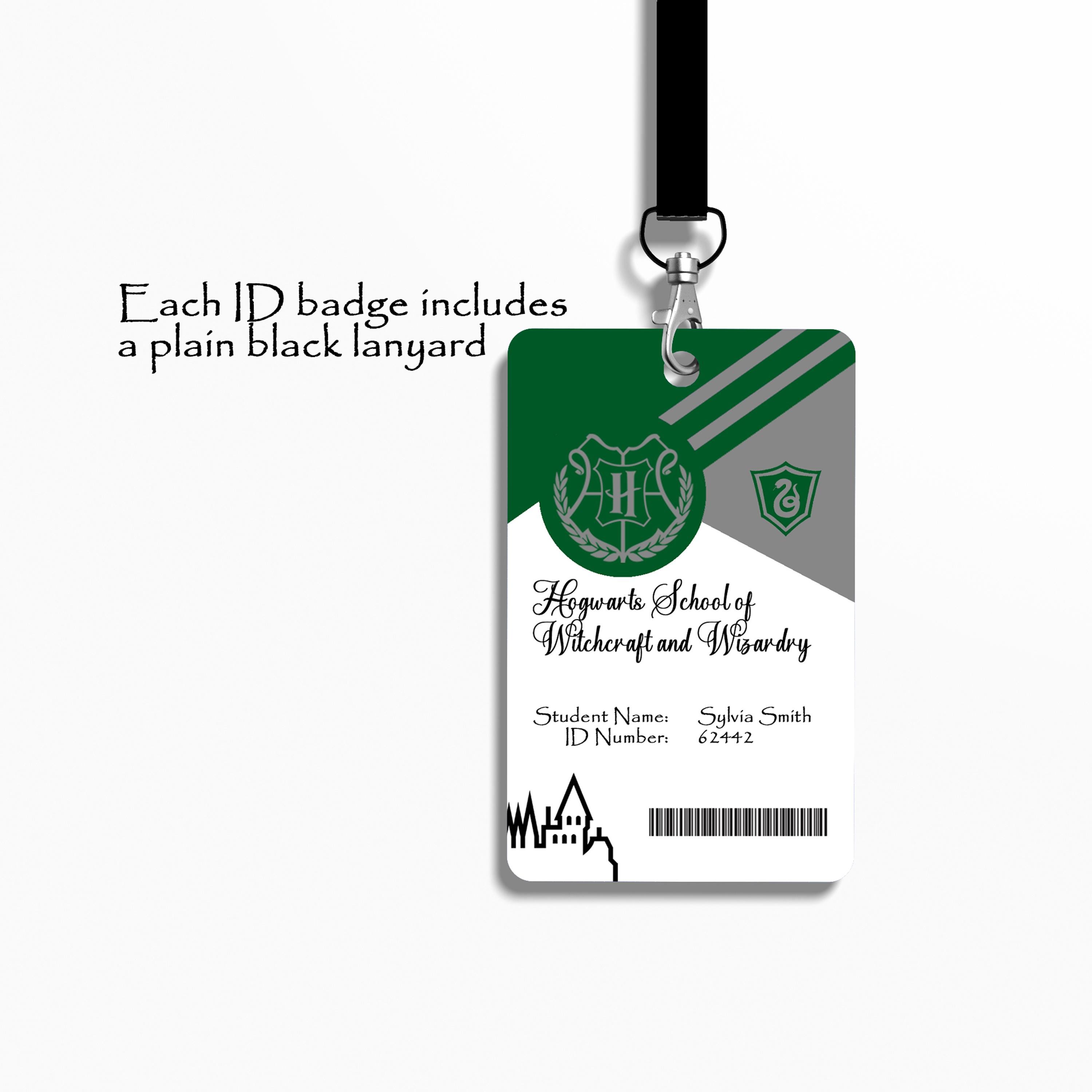 Magic School Student ID Badges, Custom ID Card Lanyards, Personalized ...