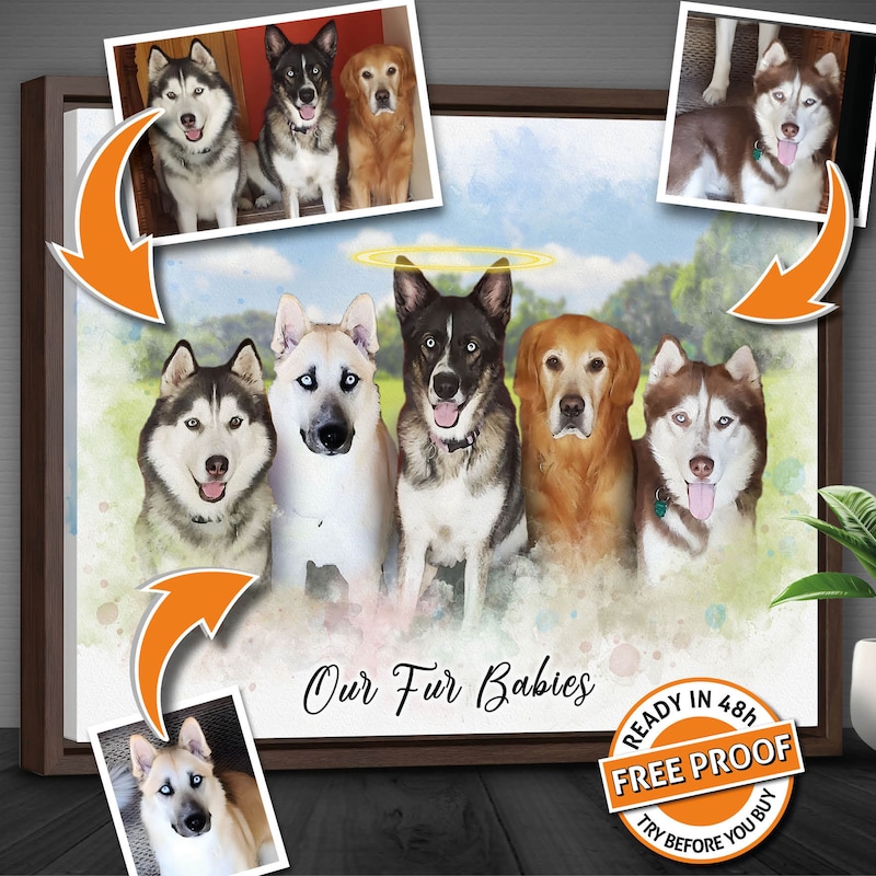 Custom Dog Art - Etsy