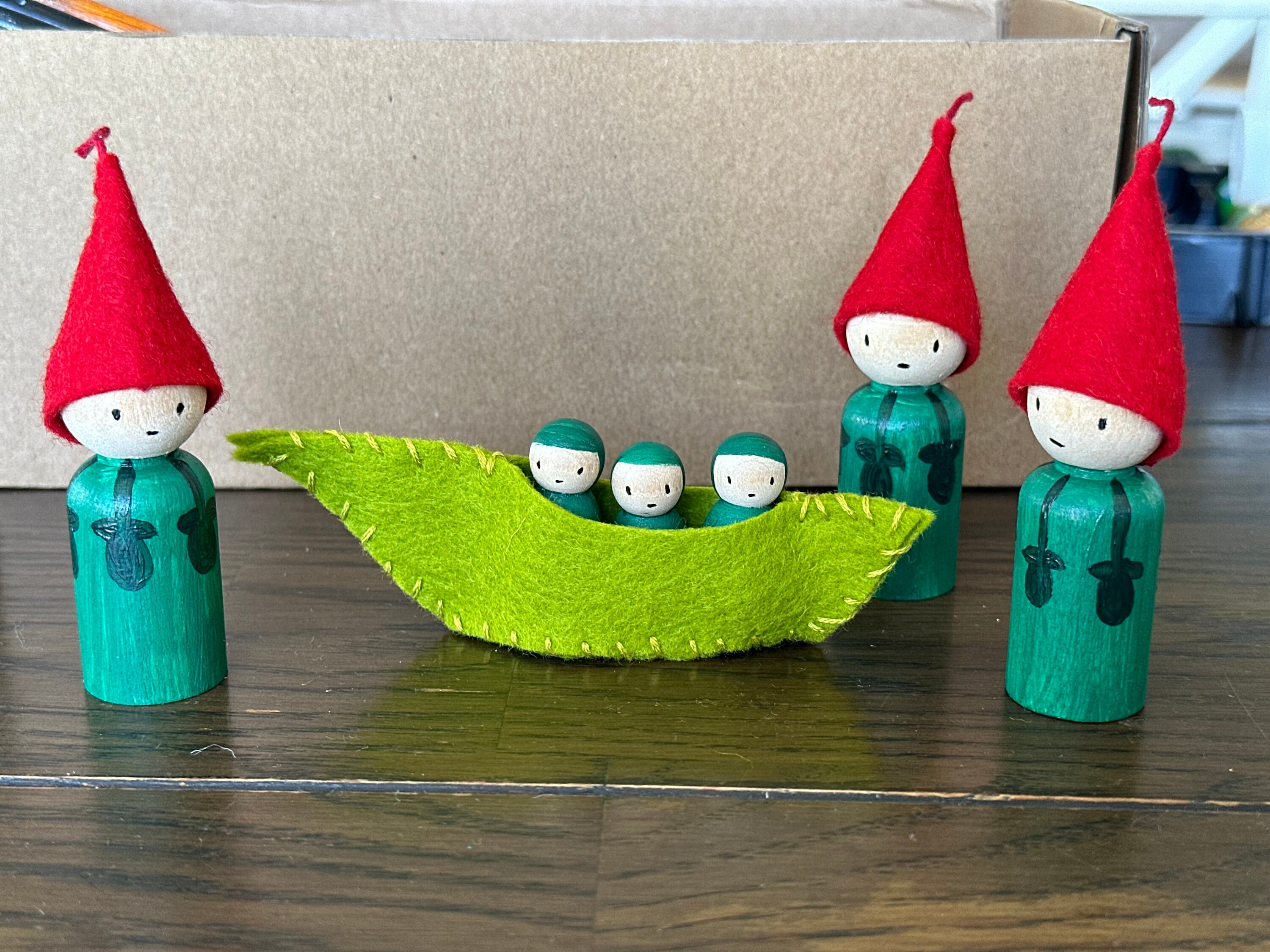 Pea Peg Doll Family - Etsy