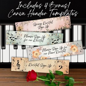 Music Recital Google Form Template, Performance Sign Up, RSVP Survey ...