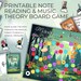 Music Note Naming Game, Melody Quest, Fun Theory Adventure, Printable ...