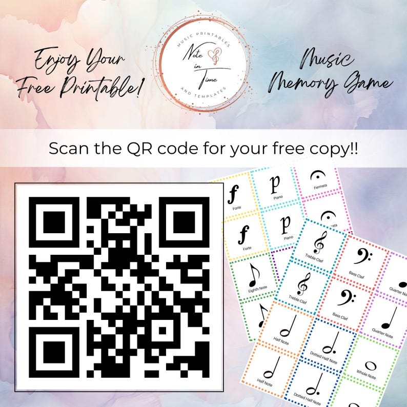 Musical Theory Matching Game, Stackable Ice Cream Cones, Printable PDF ...