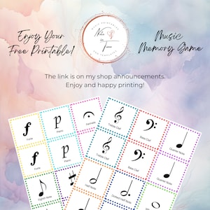 Sheet Music Notes Chart, Piano Teacher Resource, Music Theory Education ...