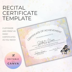 Piano Recital - Etsy