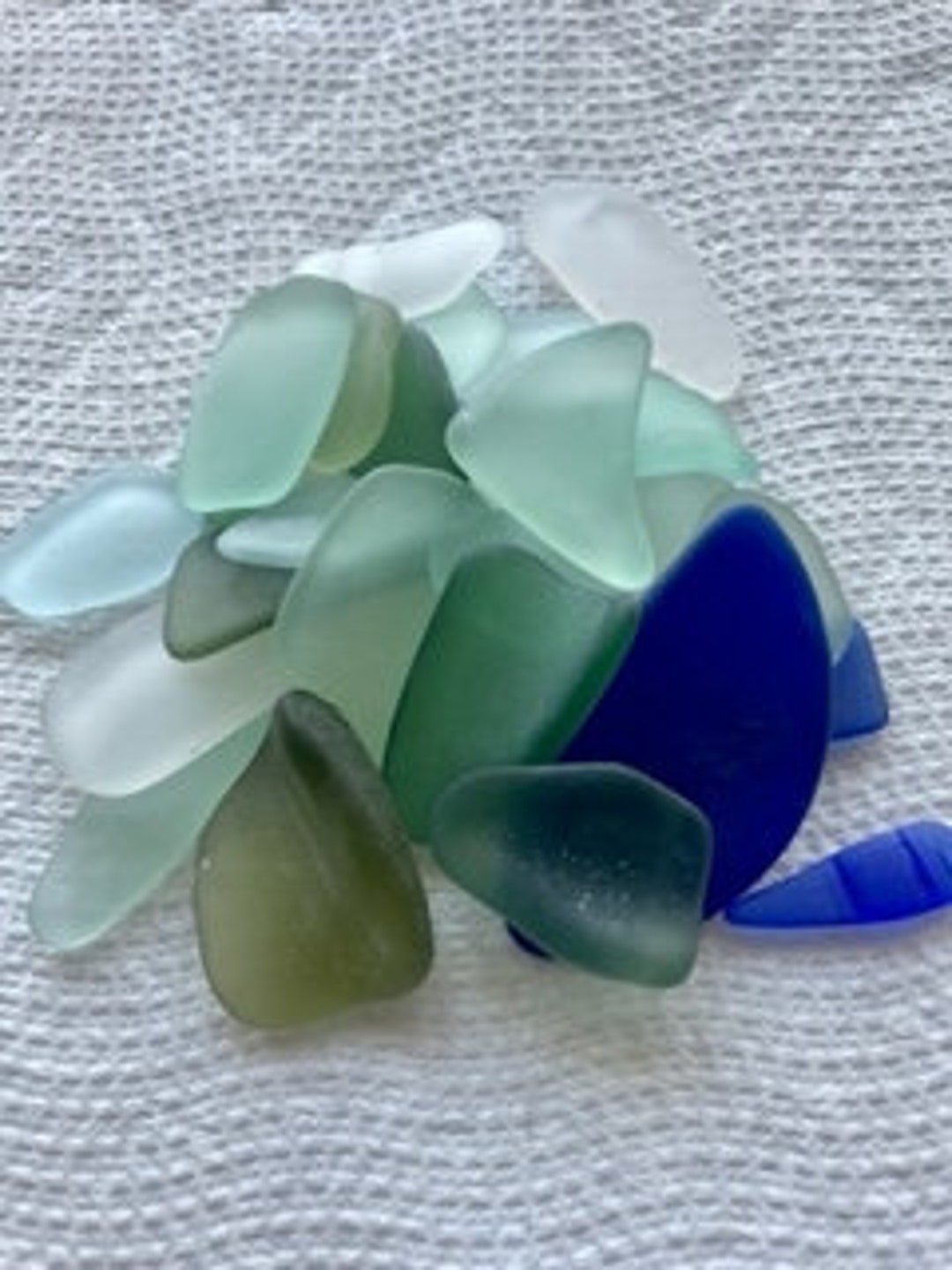 Beach Glass Tumbled Manmade Mixed Color Sea Glass Recycled Lot of 25 ...